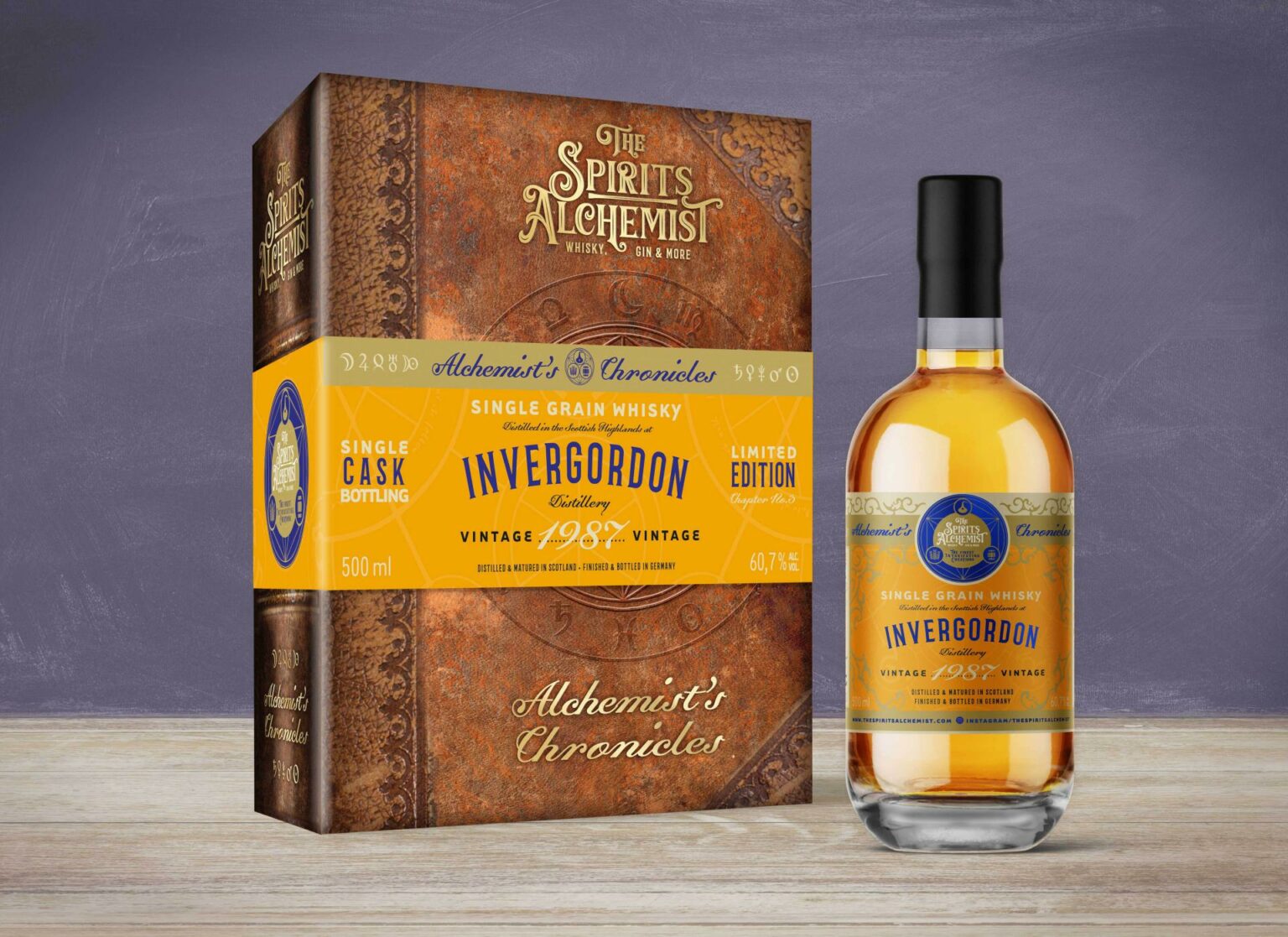 Neu: The Spirits Alchemist Invergordon 1987 Single Grain Whisky ...
