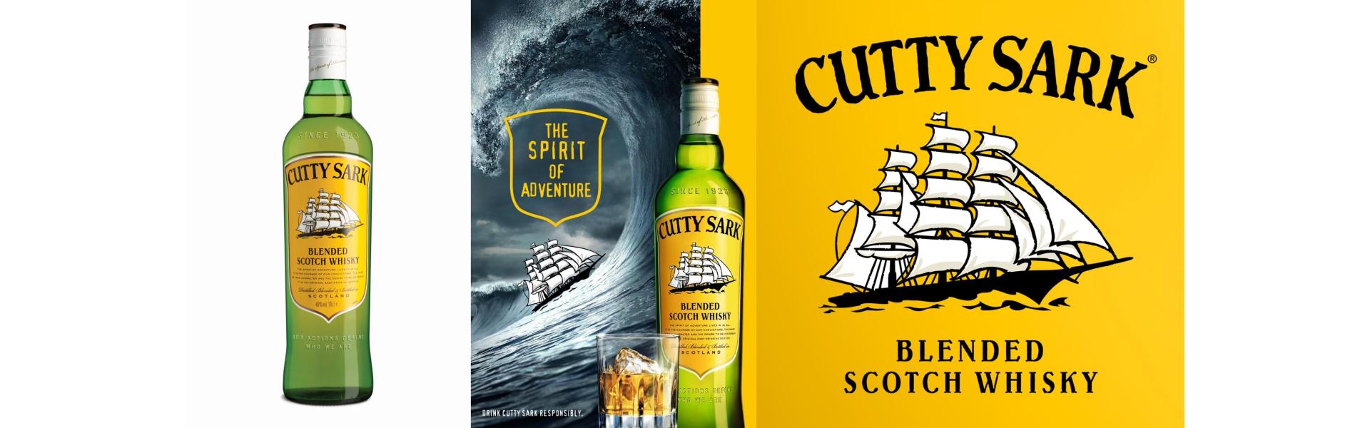 Cutty Sark Blended Scotch Whisky nun im Vertrieb von Diversa ...