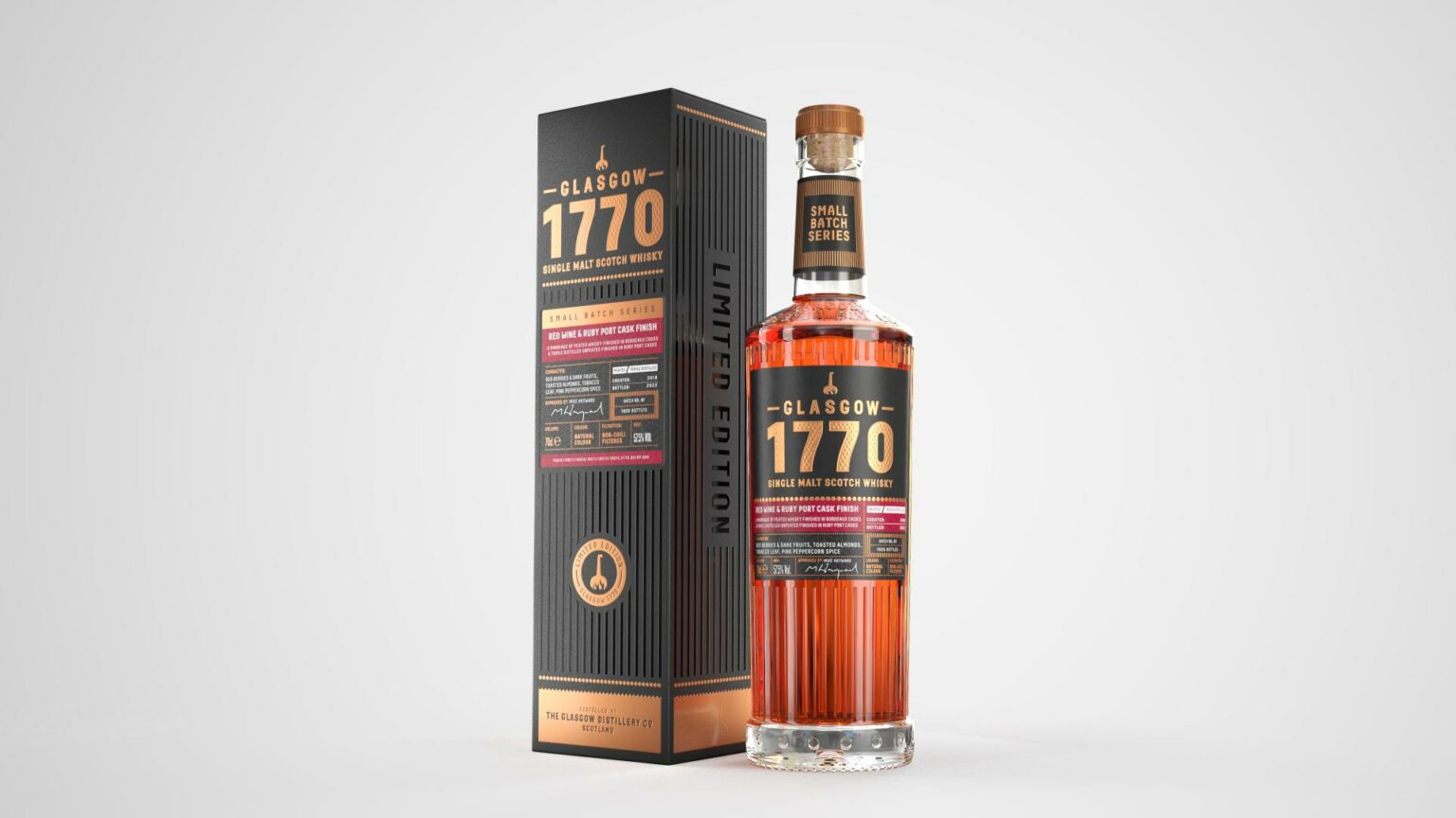 Neu von der Glasgow 1770 Distillery: Glasgow 1770 Red Wine and Ruby ...