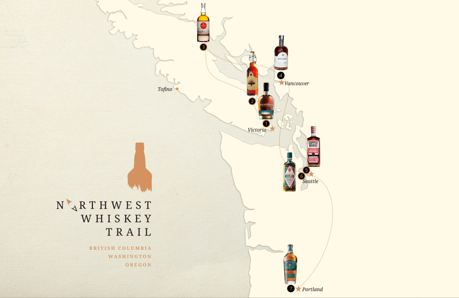 Pacific Northwest Whiskey Trail verbindet sieben Brennereien ...