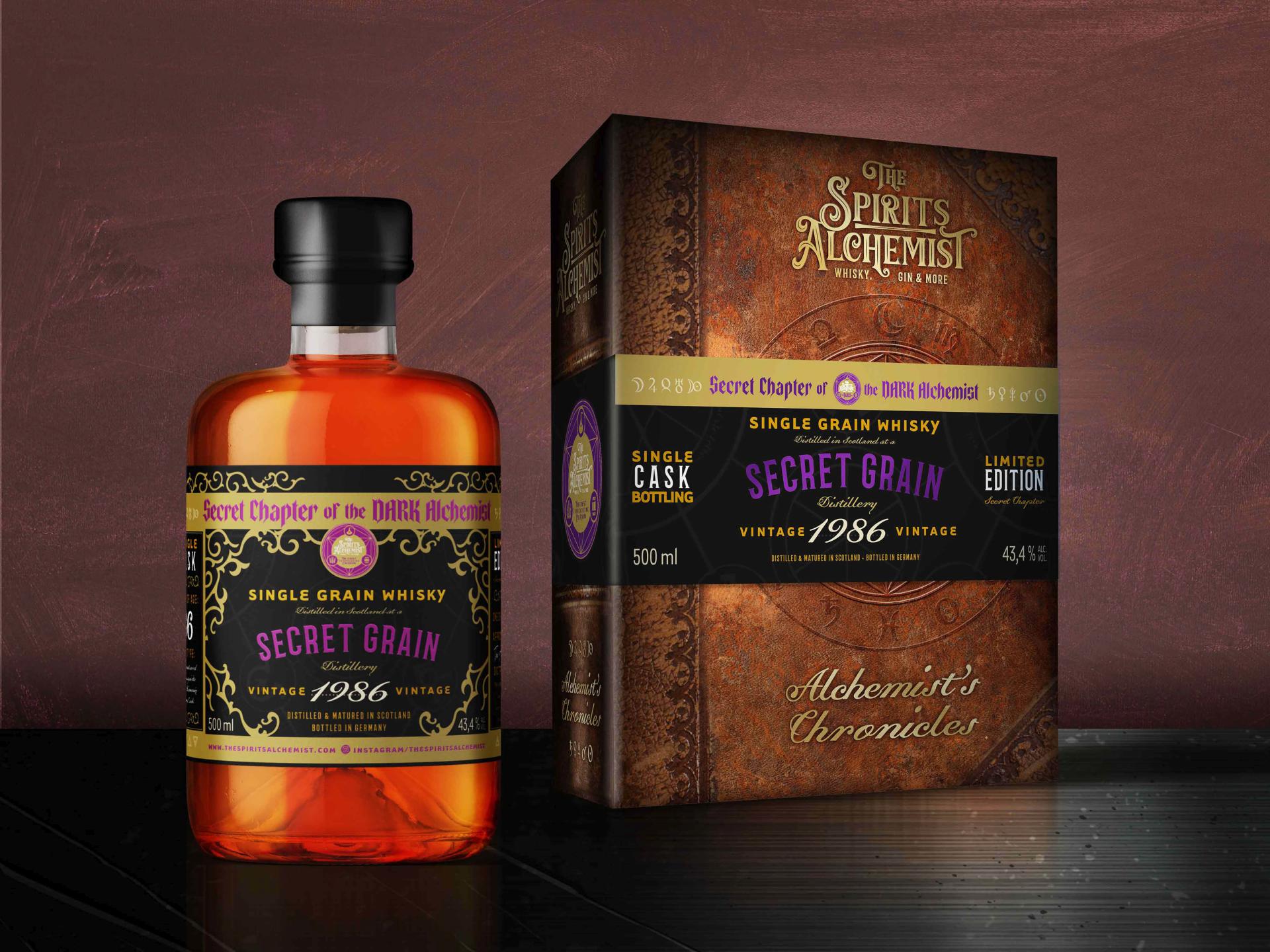 Neu von THE SPIRITS ALCHEMIST: Ein 1986er SECRET GRAIN Whisky bietet ...