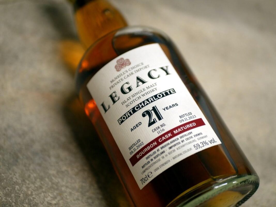 Port Charlotte 21 Jahre “Legacy” - Andy McNeill’s ältestes Fass für den ...