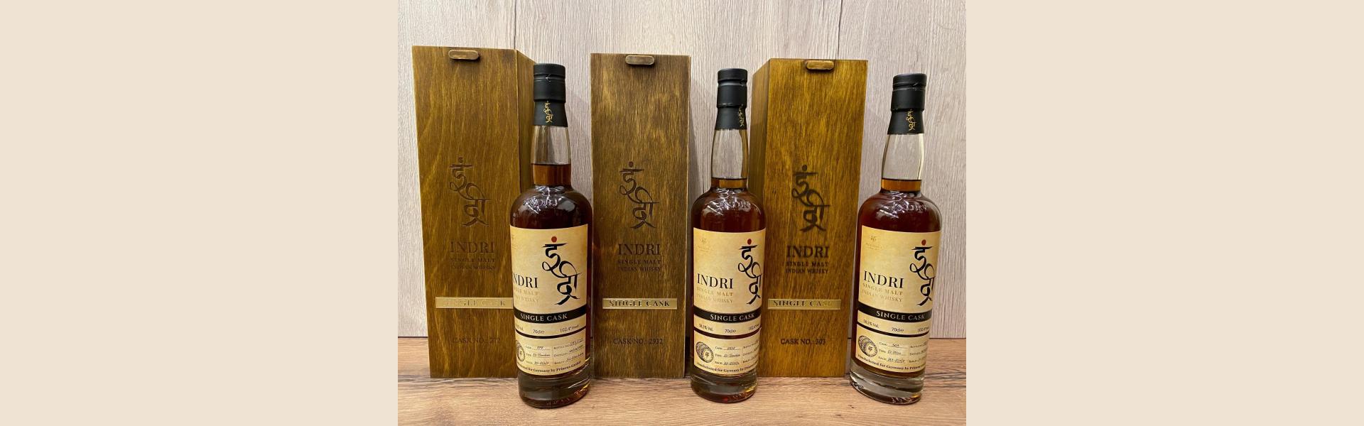 Prineus bringt drei neue INDRI Einzelfassabfüllungen für Deutschland - WhiskyExperts