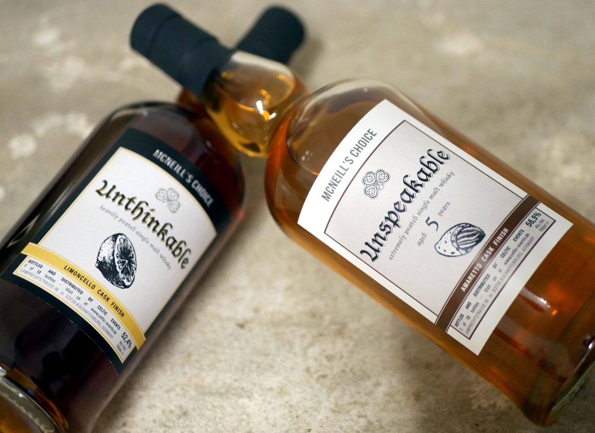 Limoncello Cask & Amaretto Cask - Weltneuheiten von McNeill’s Choice ...