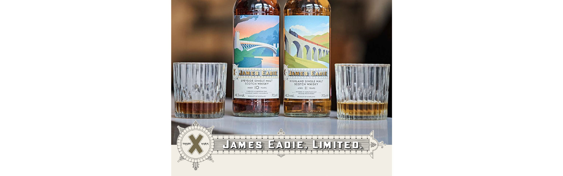 Die Core Whiskys von James Eadie sind jetzt in der Schweiz erhältlich ...