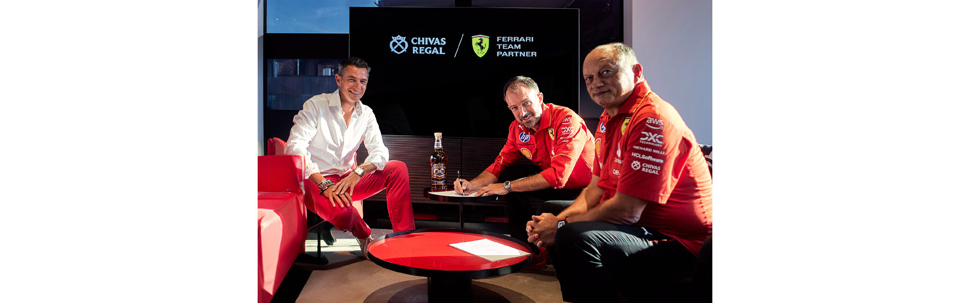 Chivas Regal wird offizieller Teampartner des Formel-1-Teams Scuderia ...