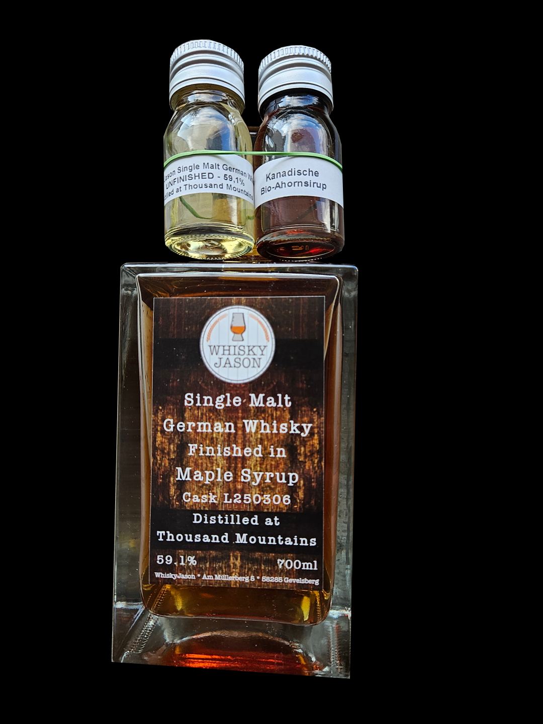 Neu: WhiskyJason Single Malt German Whisky Finished in Maple Syrup Cask ...