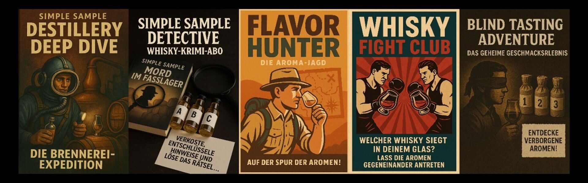 Simple Sample startet 5 ganz besondere Abos, nichts von der Stange ...