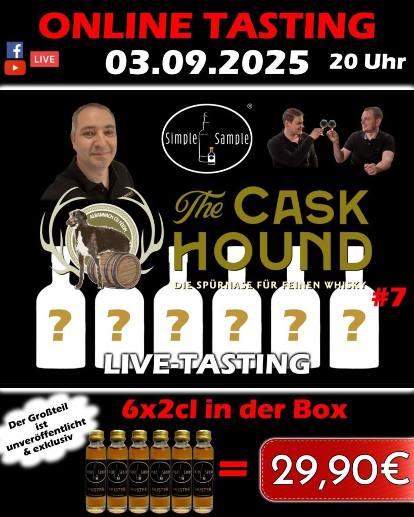 The Caskhound – Live Tasting #7 & #8 am 03.09.2025 & 10.12.2025 von und ...